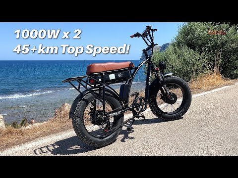 CRAZY Fast 1000W x 2 Fat Wheel eBike! GOGOBest GF750 Review - Ebikes Online