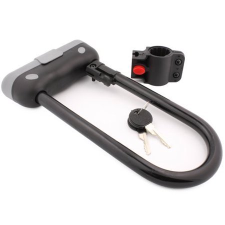 Wideskall Heavy Duty 14mm U Bar Bike Lock Anti-theft Bicycle U Lock ...